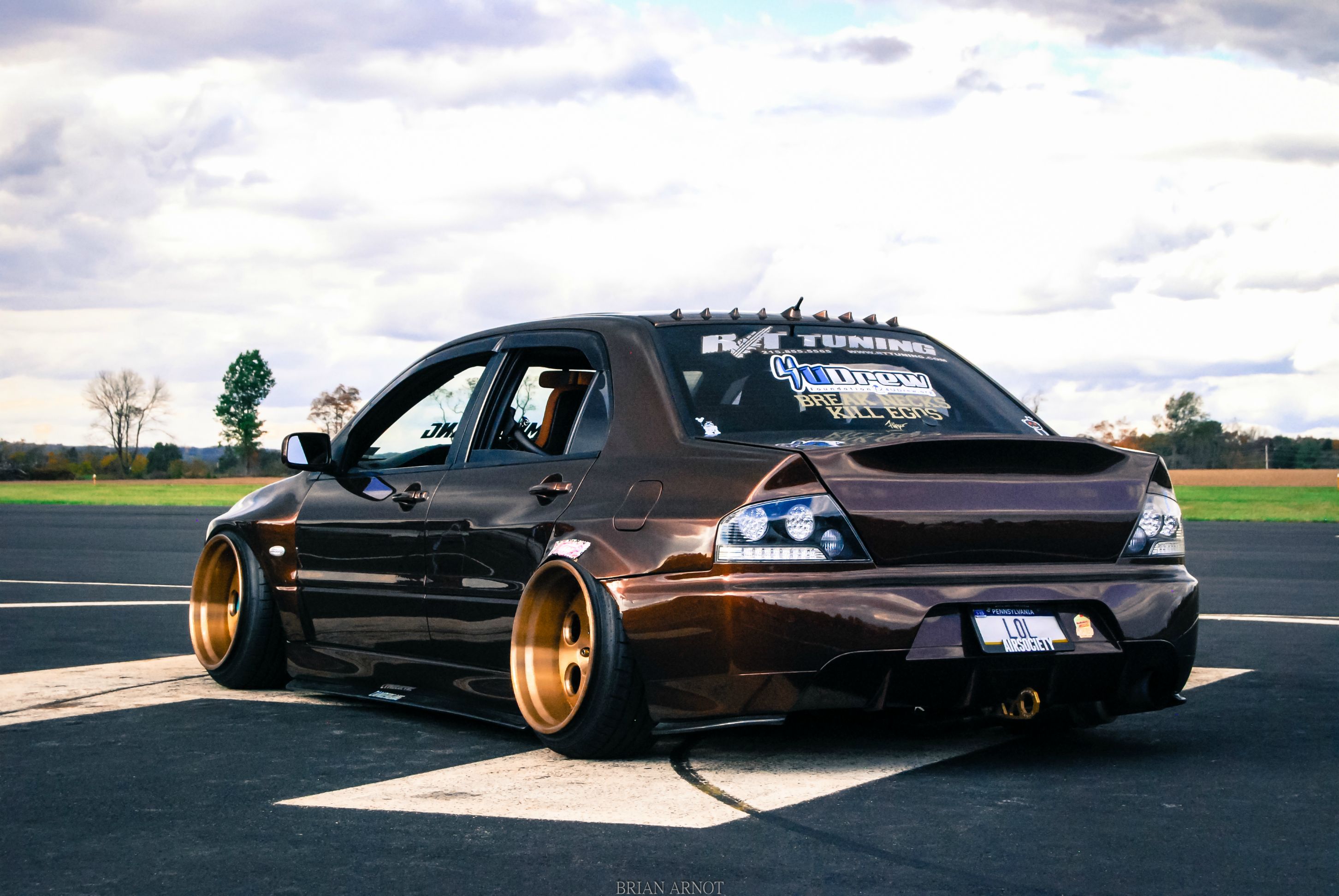 Stanced Evo 5
