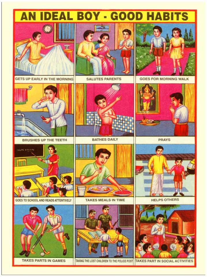 Bad Habits Chart For Kids