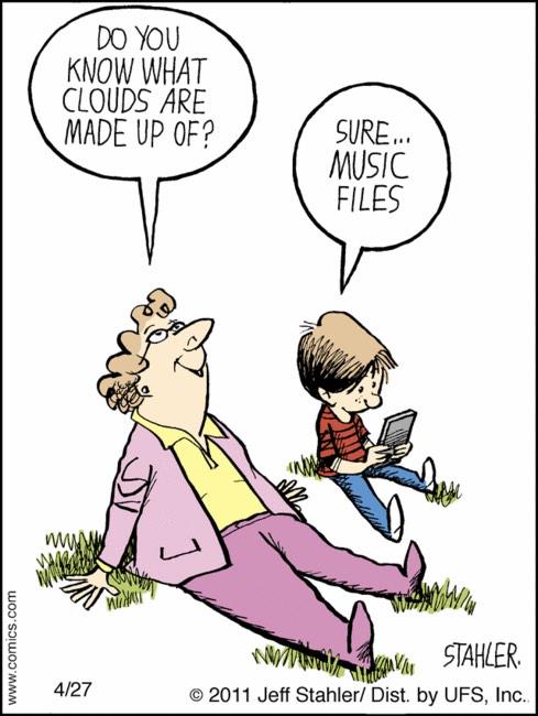 TBT to the original "cloud." [Cartoon by Jeff Stahler] | Randi ...