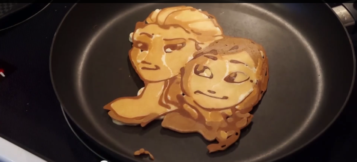 Watch this adorable nugget LOSE IT when her dad creates flawless Disney ...