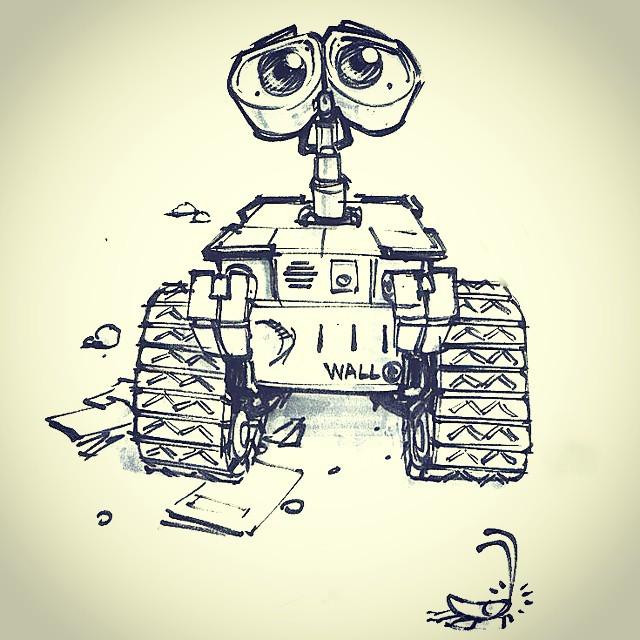 Wall E Drawing