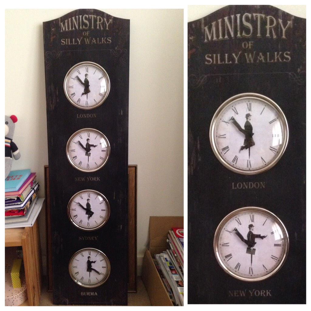 Ministry Of Silly Walks Clock