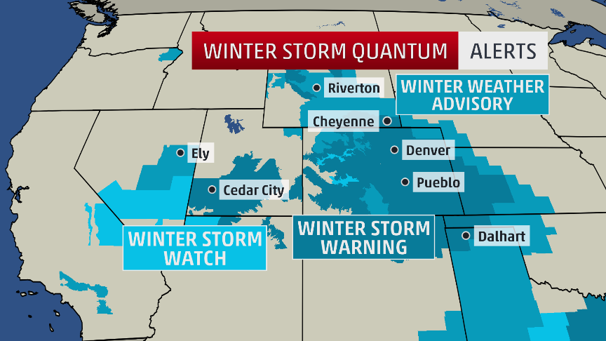 Southern Plains: Yet another #winter storm, #Quantum, has been named ...