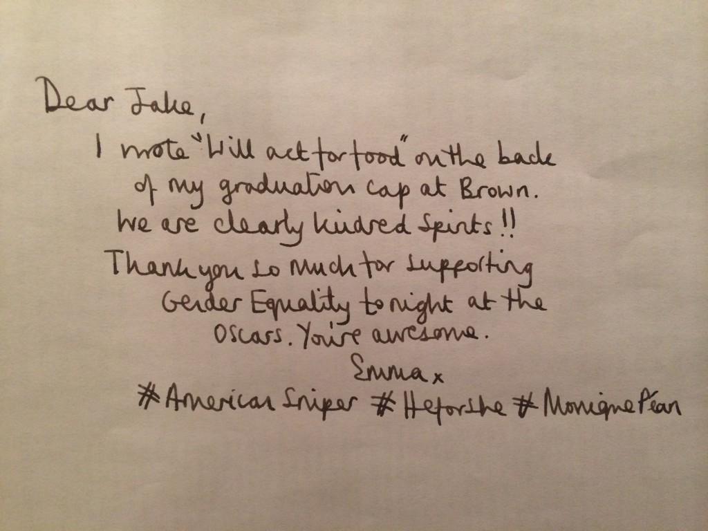 Emma Watson's handwriting, as seen on her Twitter : r/PenmanshipPorn