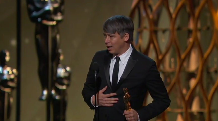 And the Oscar for Best Film Editing goes to Tom Cross! Whiplash Oscars ...