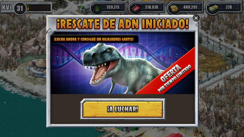 Rajasaurus Jurassic Park Builder