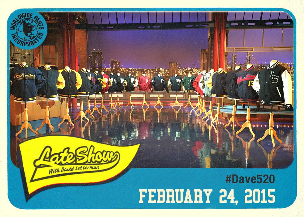 David Letterman: Clothing Designer - General Design - Chris Creamer's ...