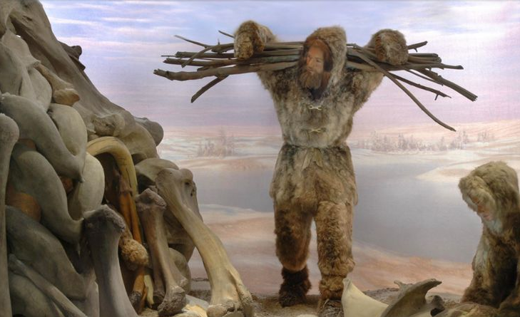 : Cro-Magnon is looking pretty cozy on the Winter at the Museum #Pint...