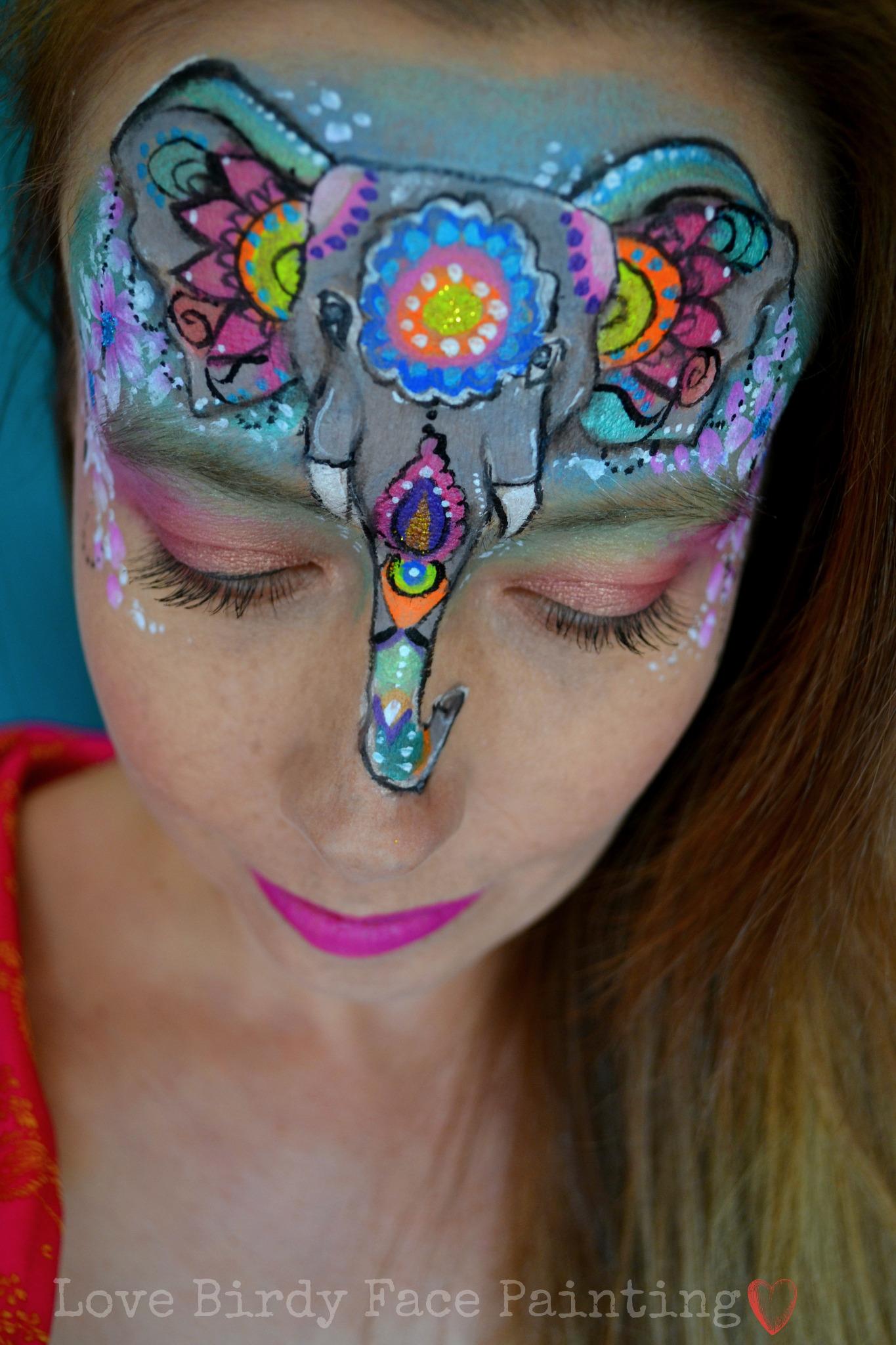 Elephant Face Paint