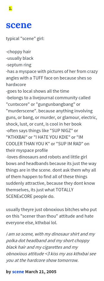 Black Scene Tumblr Girls