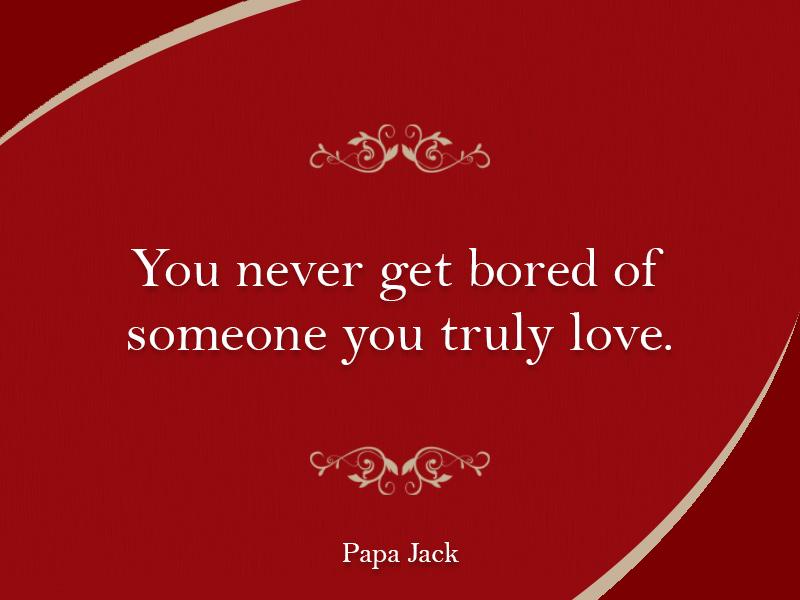 Bored Love Quotes