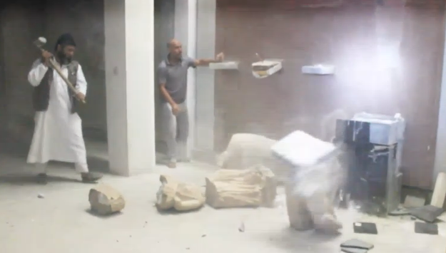Video Shows ISIS Destroying Ancient Artifacts In Mosul Museum ...