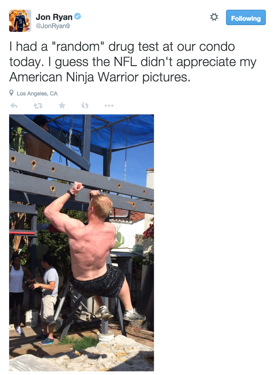Seahawks punter JonRyan9 posts American Ninja Warrior pictures ...