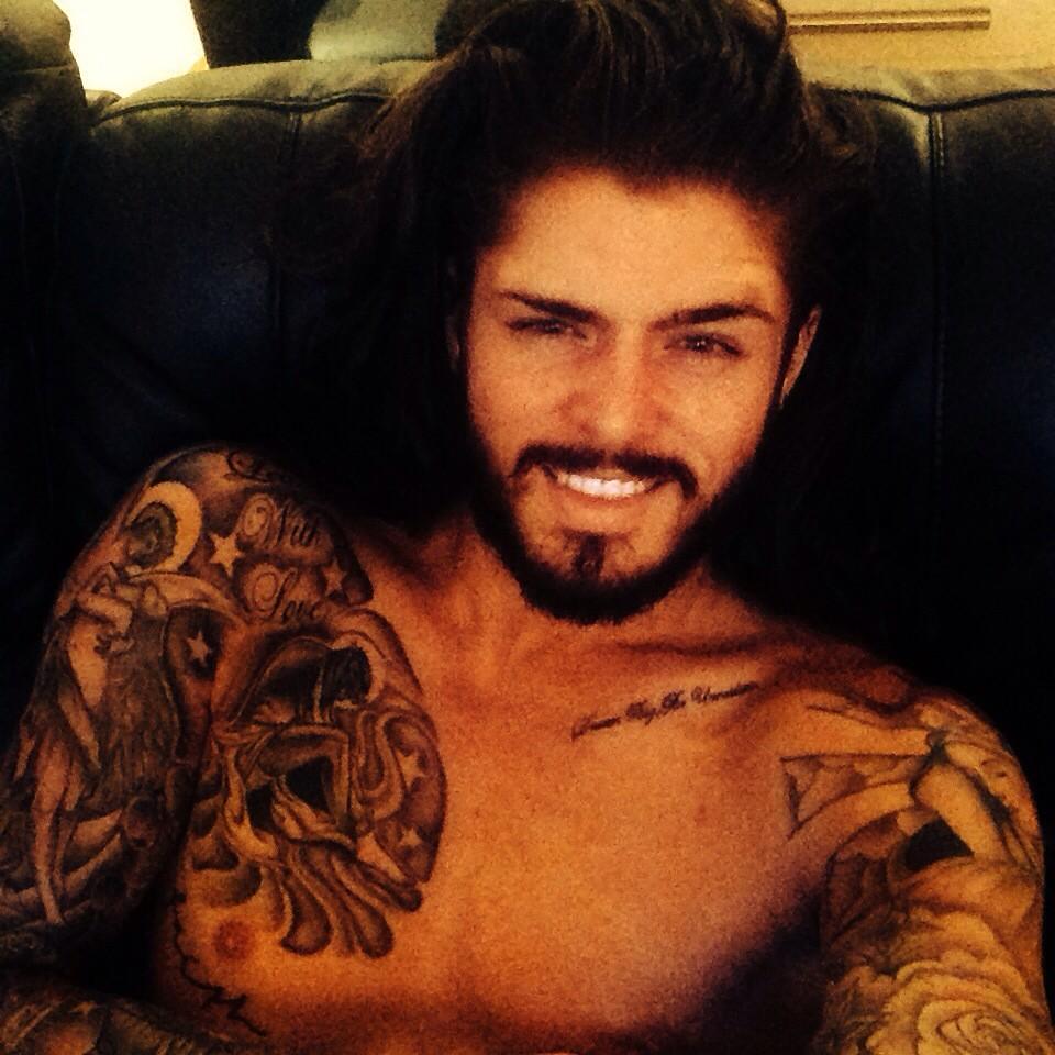 Sam Reece Chest Tattoos