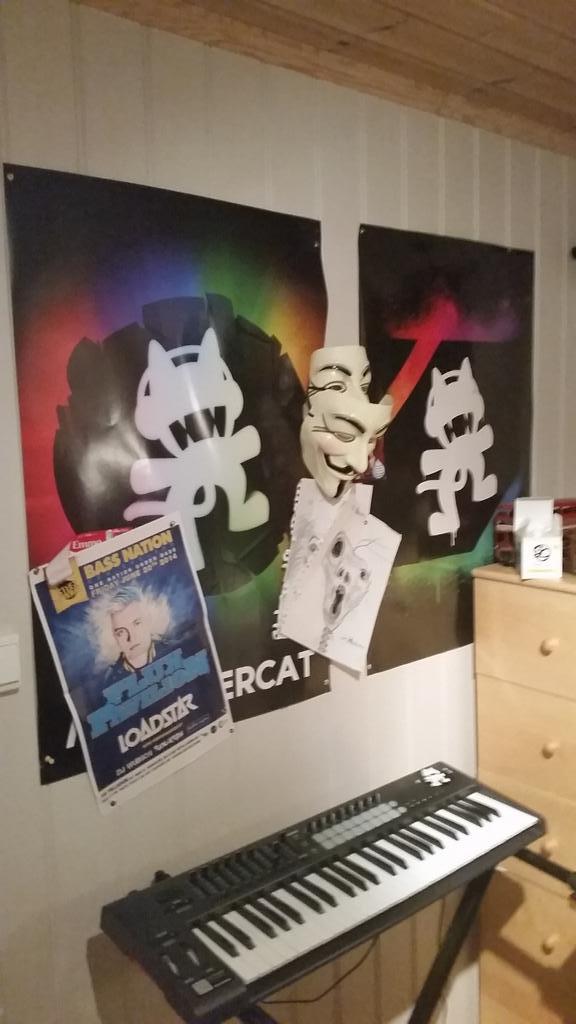 Got my Uncaged poster the other day, looking good. : r/Monstercat