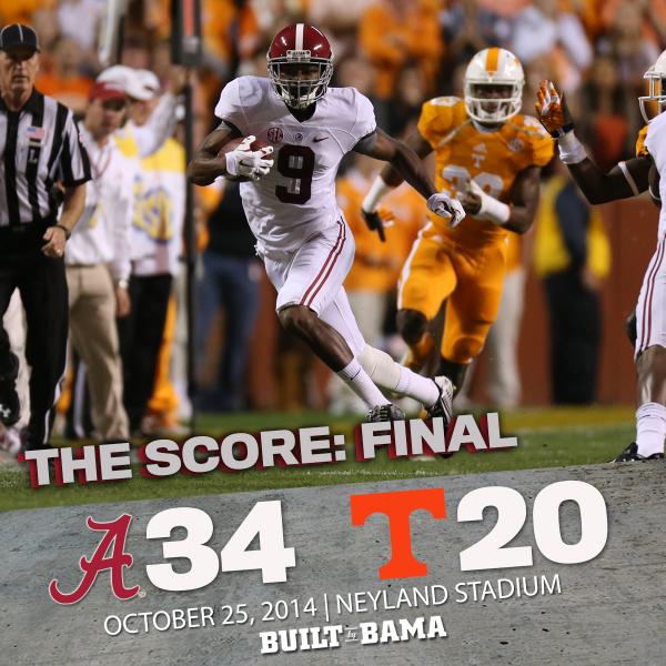 Number 34 Alabama Football
