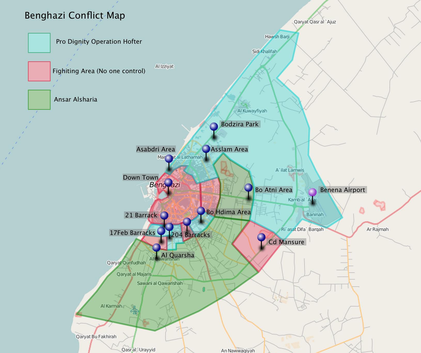 Benghazi Map