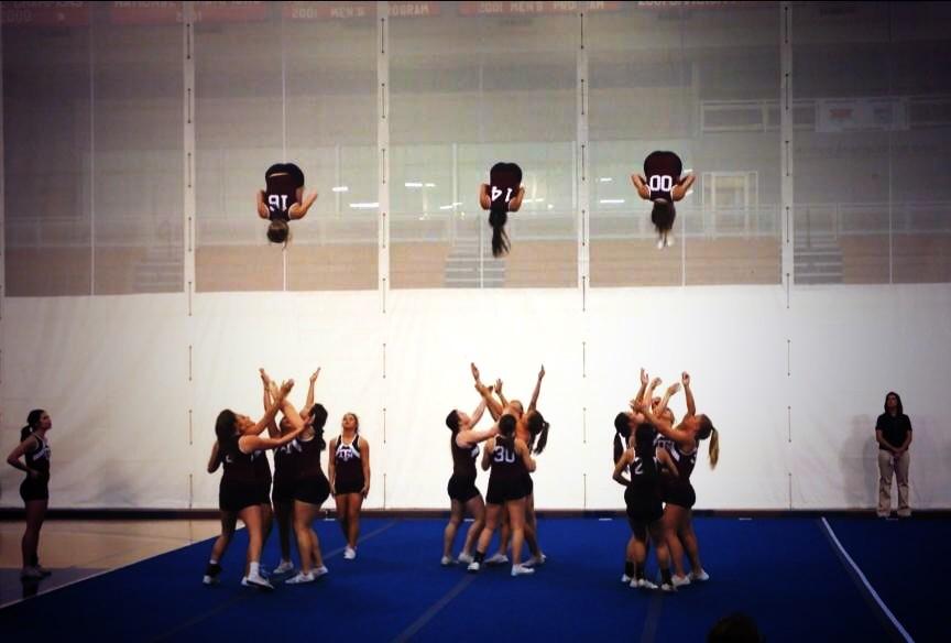 Back Tuck Cheerleading Squad