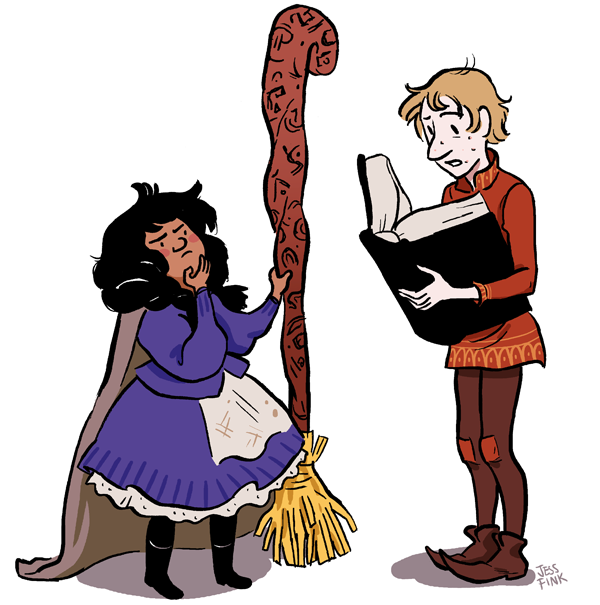 Esk and Simon from Equal Rites | Terry Pratchett and me