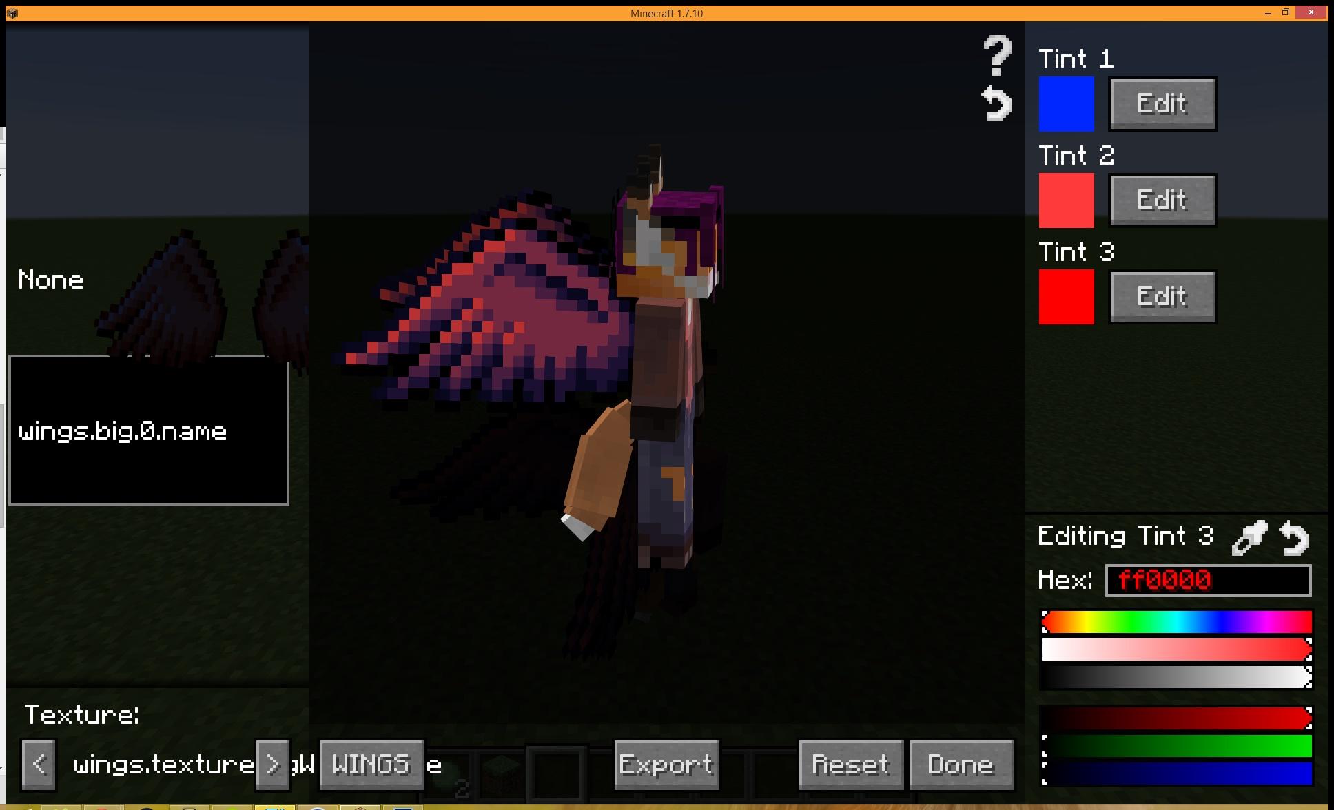 [1.8.0] Tails - A bunch of different tails, ears, wings and muzzles to ...