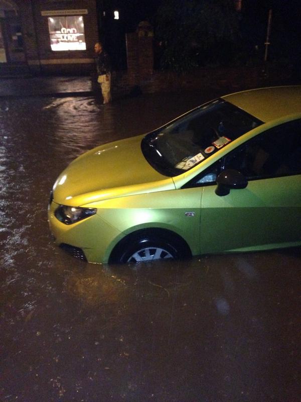 Flash flooding in Exeter - ITV News