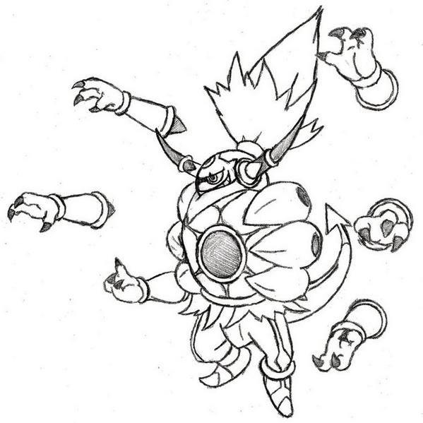 Mobile/legendary Pokemon Hoopa Coloring Pages Coloring Pages