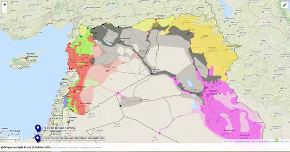 NEW ZOOMABLE MAP situation on Oct 20, 2014 : r/LevantineWar