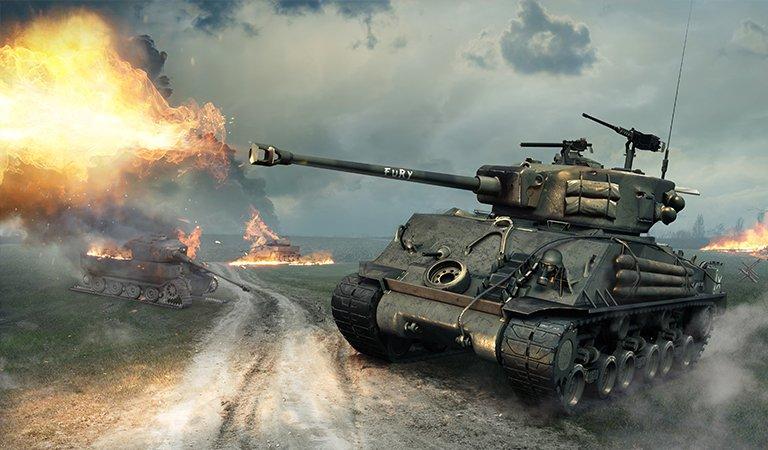 Fury Tank Movie Wallpaper