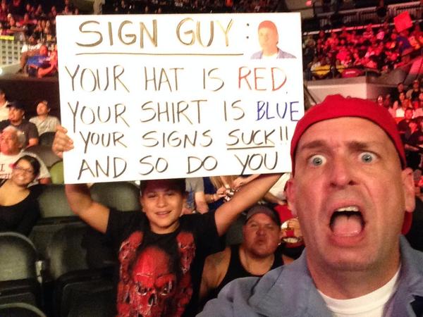 Wwe Sign Guy Signs