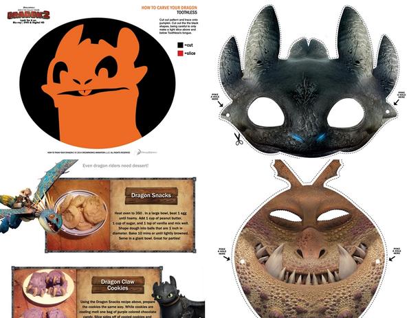 How To Train Your Dragon Pumpkin Stencil