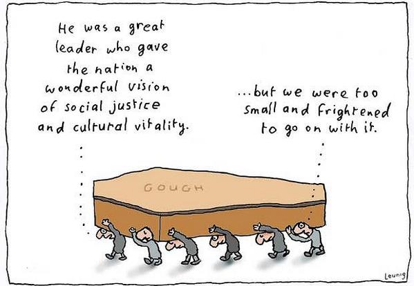 Cartoon of the day, by Michael Leunig. (More Leunig cartoons here ...