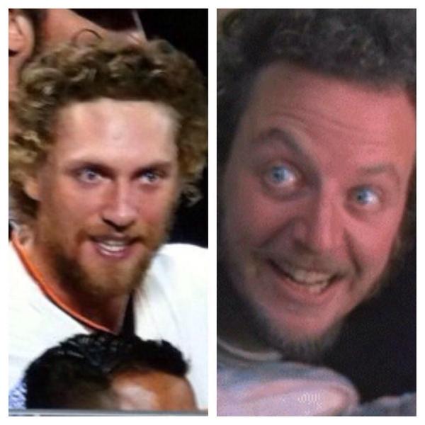 Hunter Pence Looks Like Home Alone - EMSEKFLOL.COM