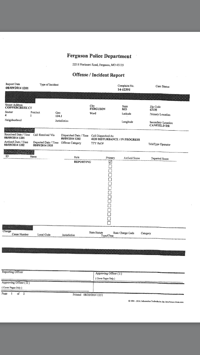 Mike Brown’s official autopsy report “leaks,” basically preparing us ...