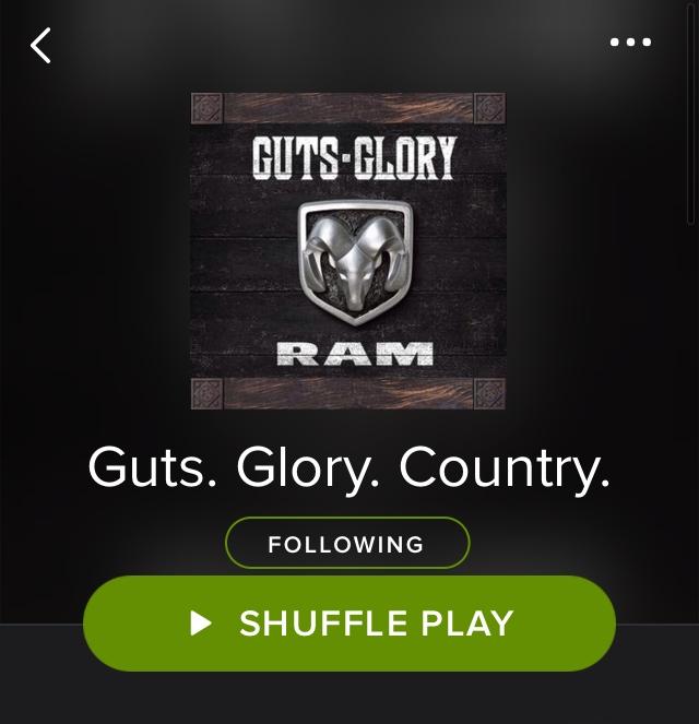Guts Glory Ram Logo