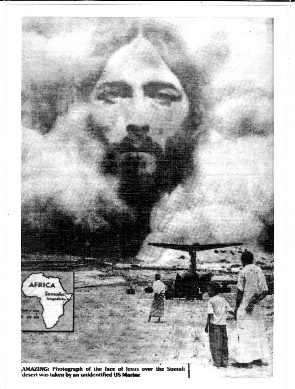 Jesus Face In The Sky