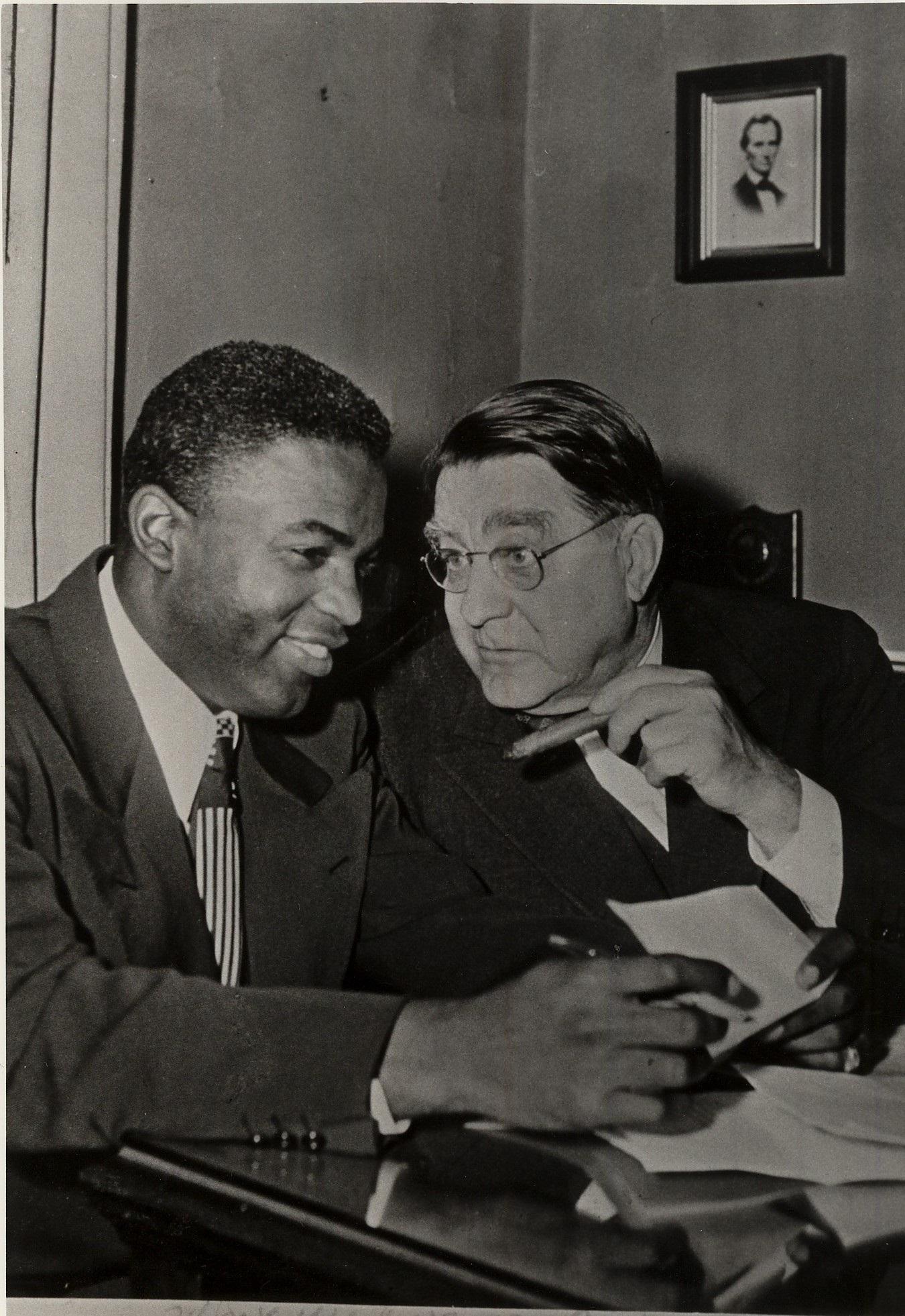 Jackie Robinson And Branch Rickey