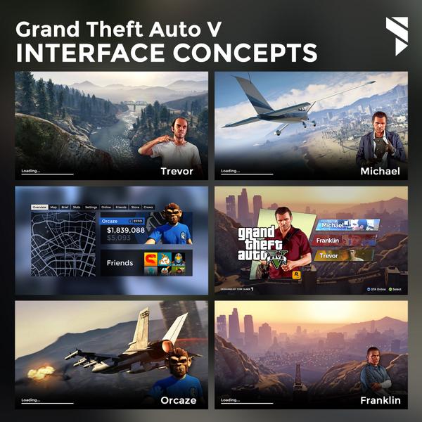 Grand Theft Auto V Interface Concepts. RTs, Favs & Opinions highly ...
