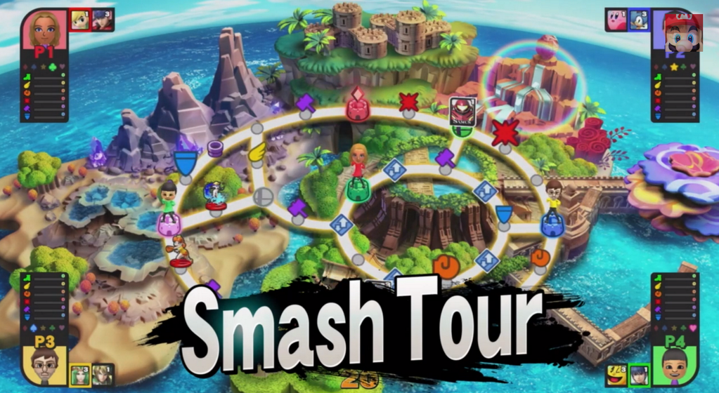 Smash Tour Mode (Board game to get across map) for Smash Bros. for Wii ...