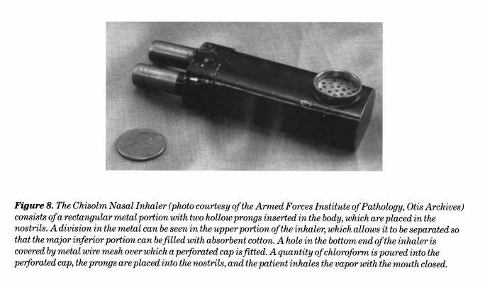 Civil War Anesthesia Inhaler