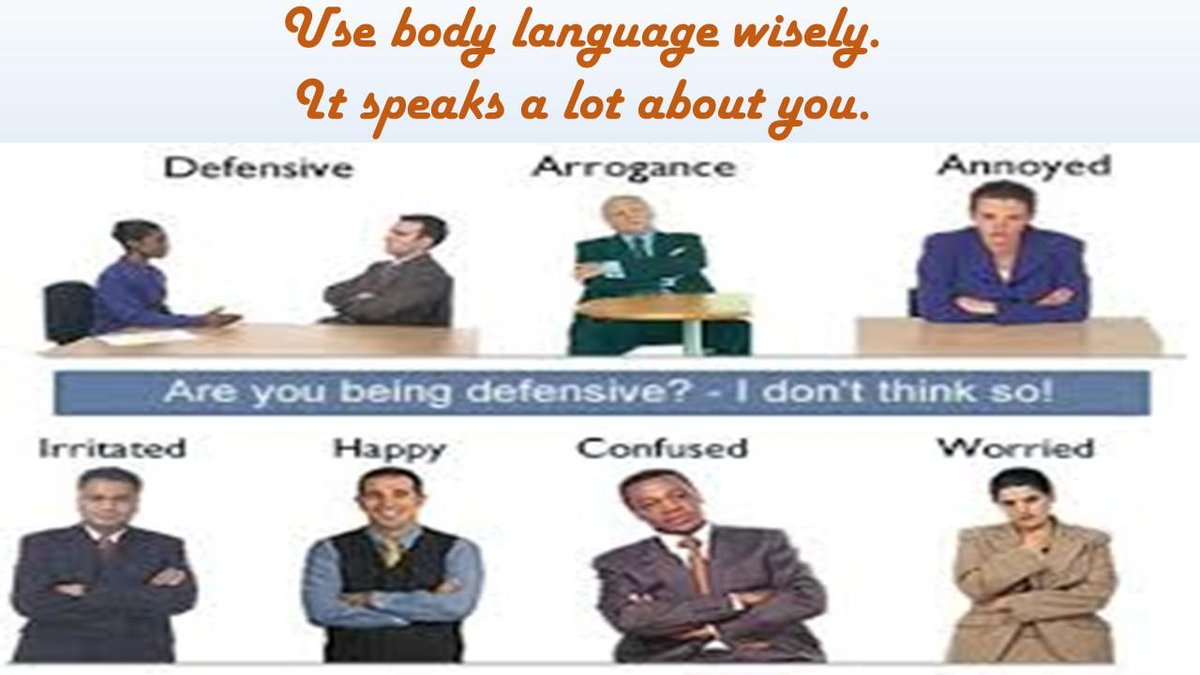 Body Language Pictures And Their Meanings