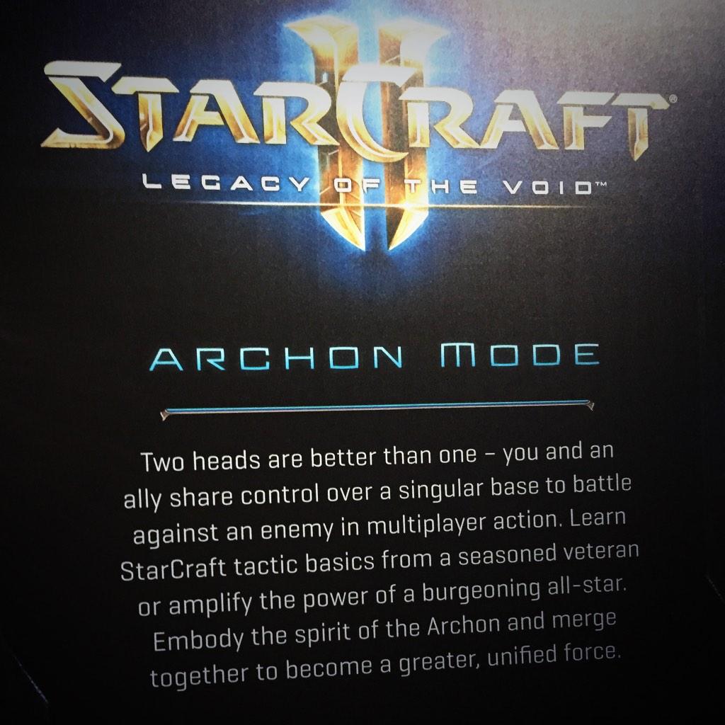 new mode for Starcraft 2 LOTW Archon Mode : r/Games