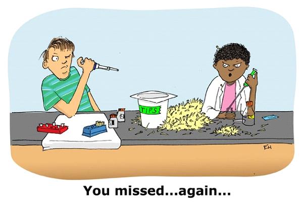 Pipette Tip Cartoon
