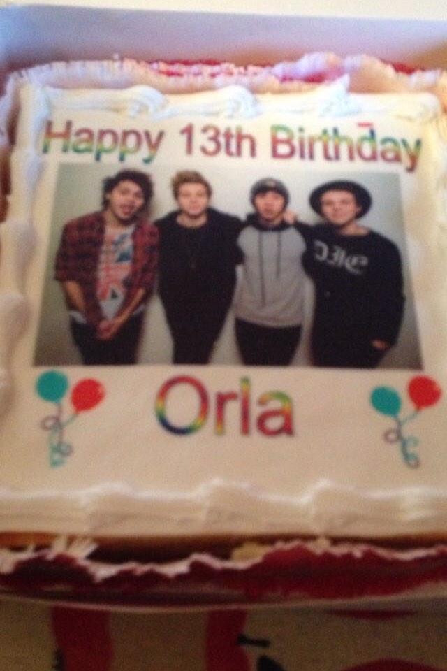One Direction 13 Birthday Cake