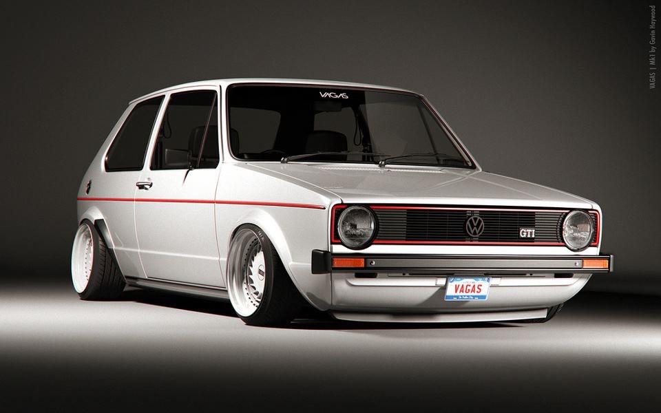 Golf Mk1 Stanced