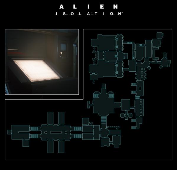 Alien Isolation Map