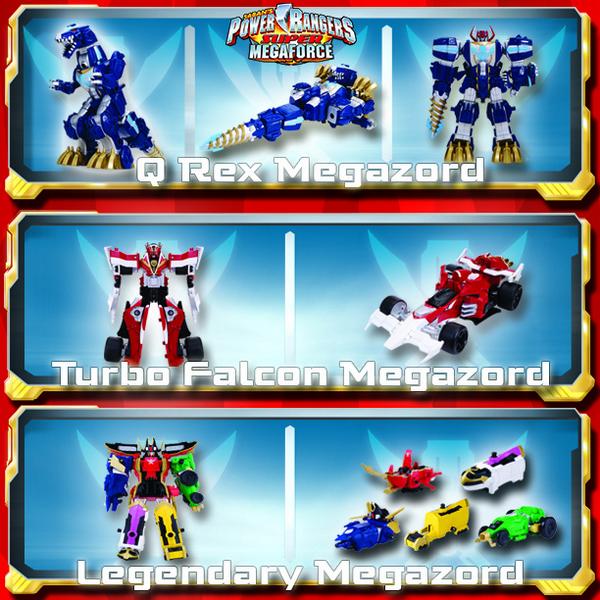 Power Rangers Super Megaforce Turbo Falcon Megazord