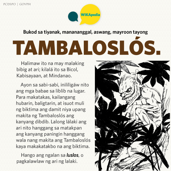 Do you know any other unique creatures from Filipino Mythology? : r ...