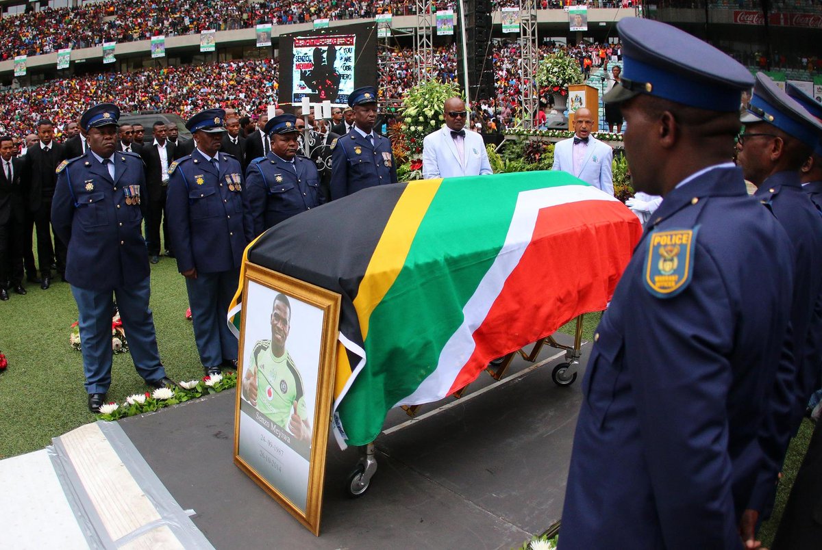 Thousands of people have attended the funeral of South African ...
