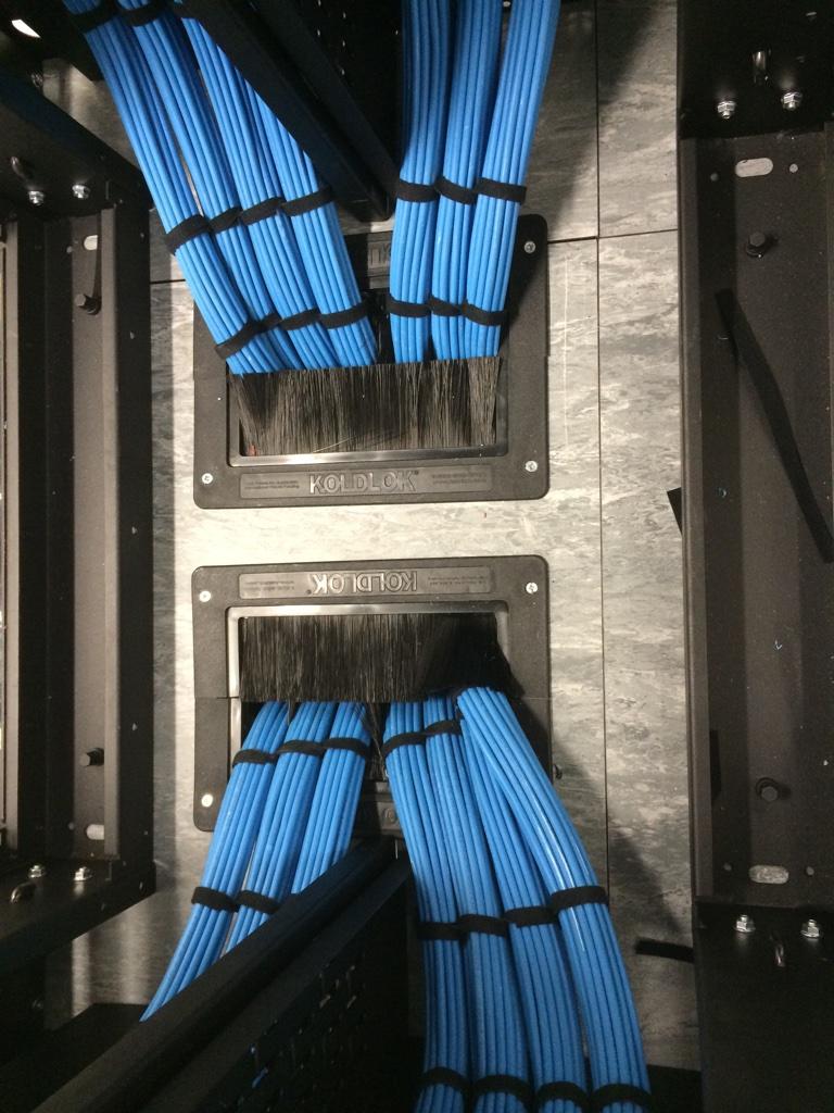Structured cabling, Cable management, Server room