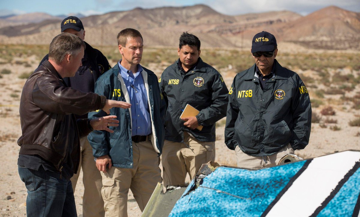 NTSB investigators examine wreckage at SS2 crash site - ITV News